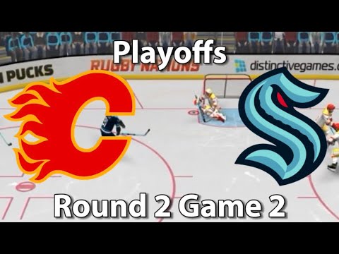 Round 2 Game 2 Calgary Flames VS Seattle Kraken (Hockey All Stars 24 & Read DESC)