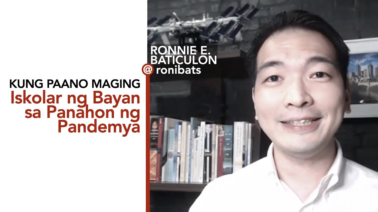 Kung Paano Maging Iskolar ng Bayan sa Panahon ng Pandemya - YouTube