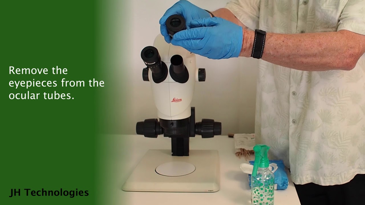 Stereo Microscope Sanitization Leica S9I - YouTube
