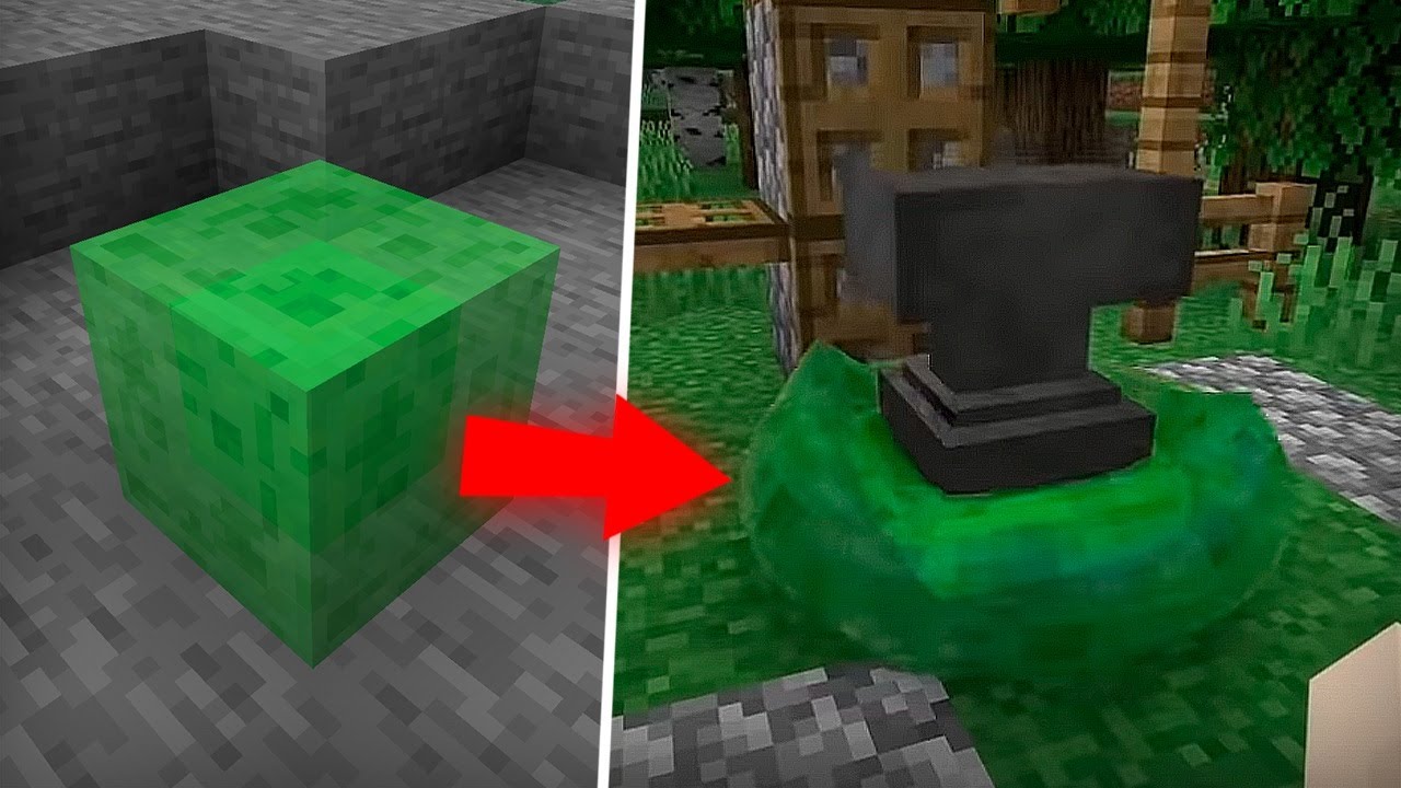 Minecraft mas o SLIME é MUITO REALISTA! - YouTube