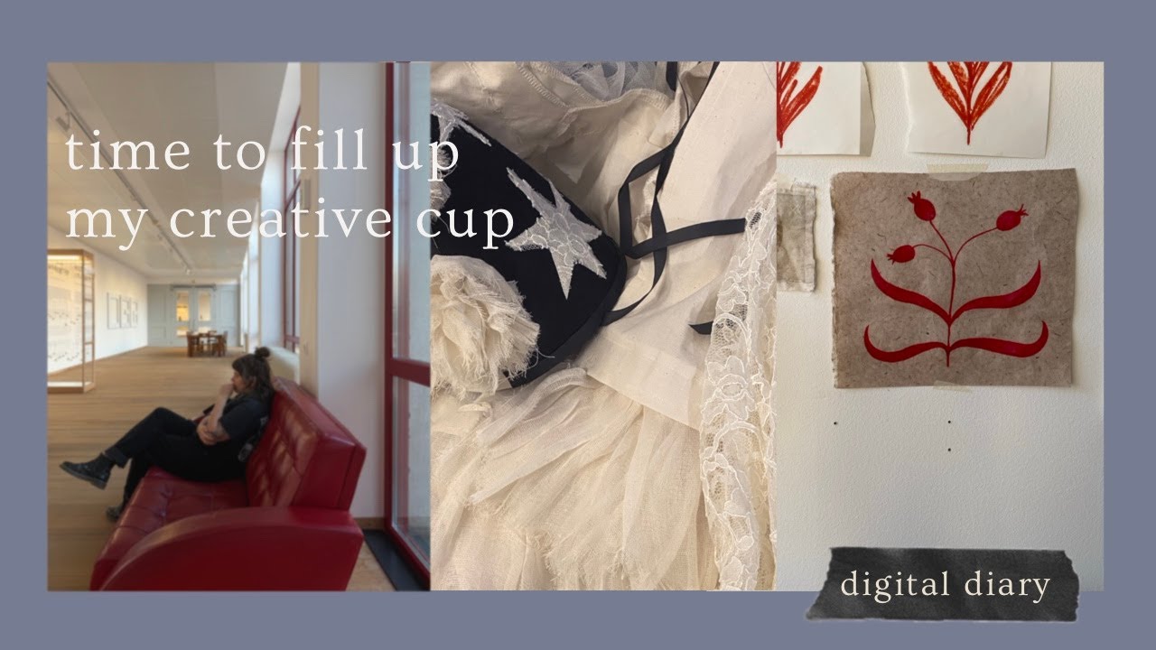 artist digital diary less studio time, more filling my creative cup ...