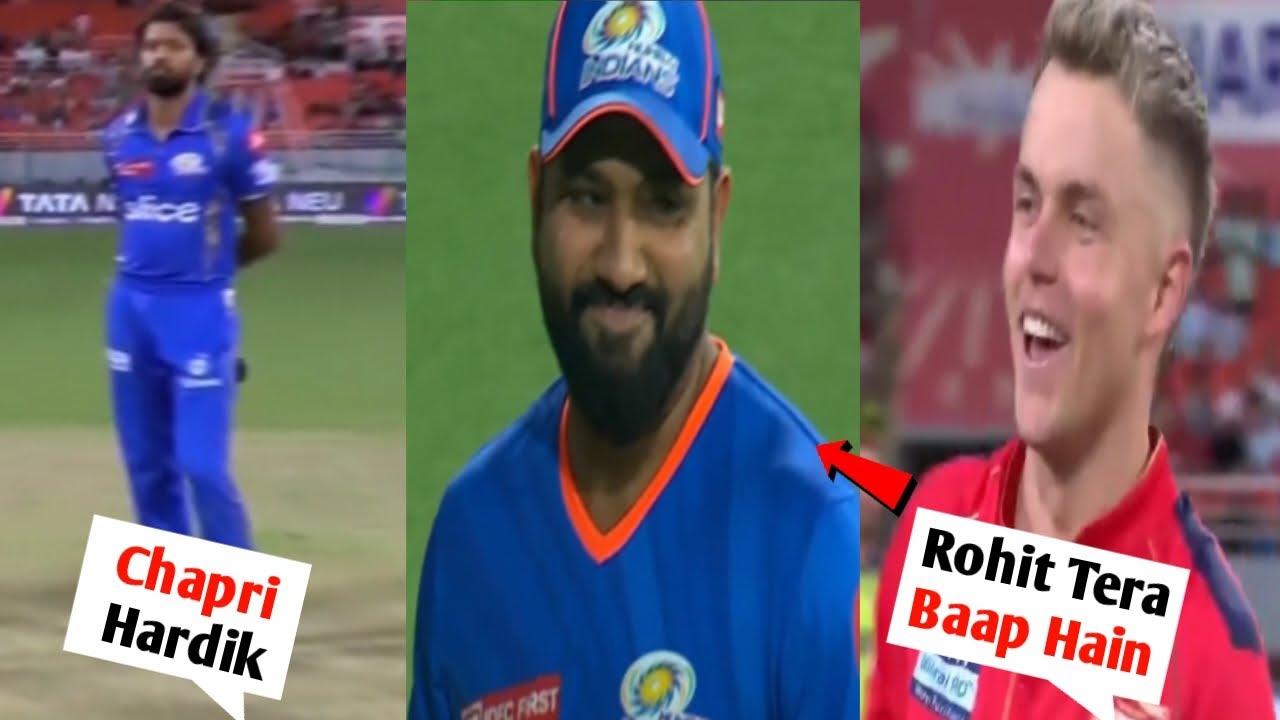 Punjab Crowd sledging chapri Hardik Pandya And Said 'Rohit Tera Baap ...
