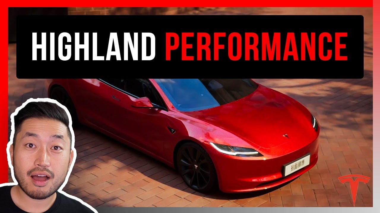New Model 3 Highland Performance VIN SPOTTED - YouTube