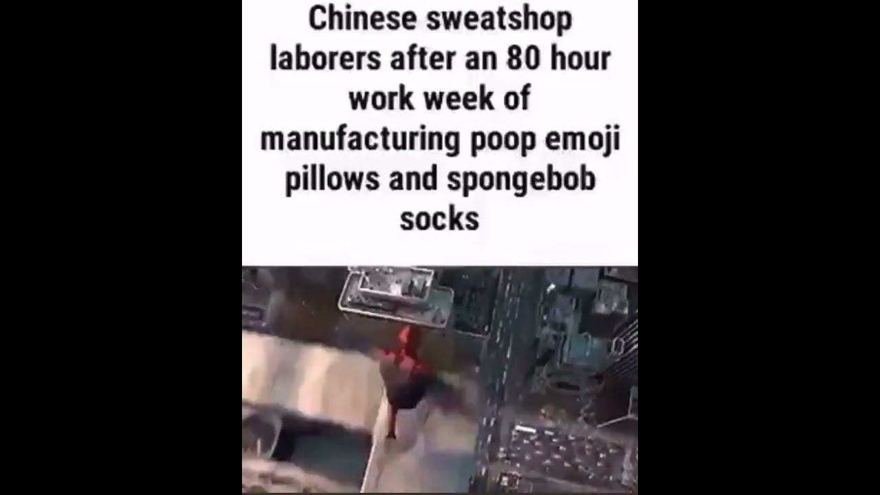 Chinese sweatshop laborers meme - YouTube
