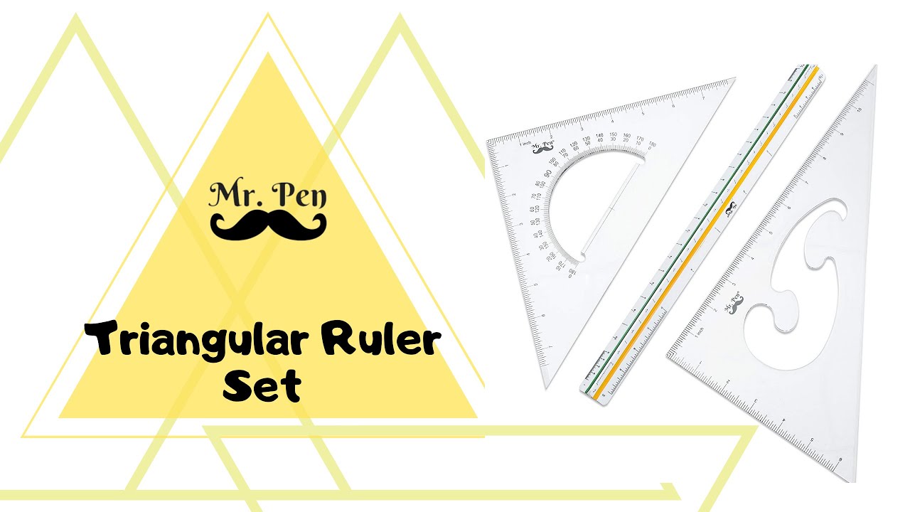 Mr.Pen Triangle Set - YouTube