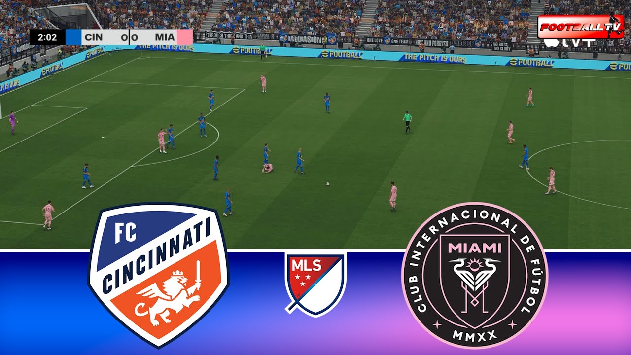 Cincinnati vs Inter Miami - Major League Soccer 2025 | Full Football ...