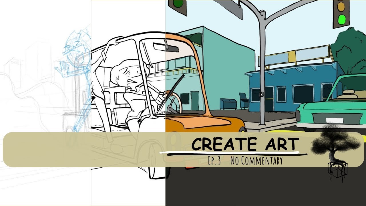Capturing a Story: Art Time Lapse - YouTube
