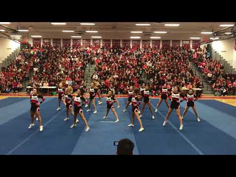 Hilton varsity cheer- Pep Rally performance