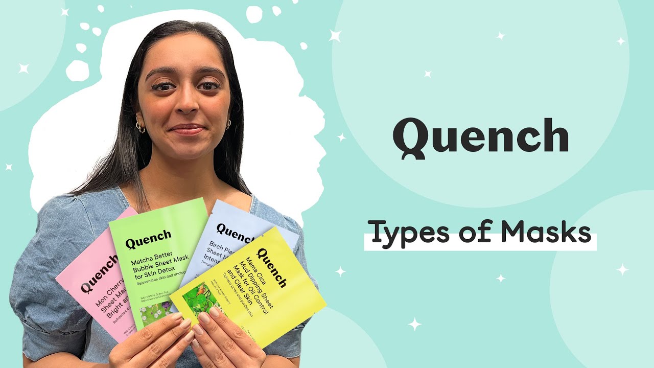 Types of Masks | Korean Skincare | Quench Botanics - YouTube