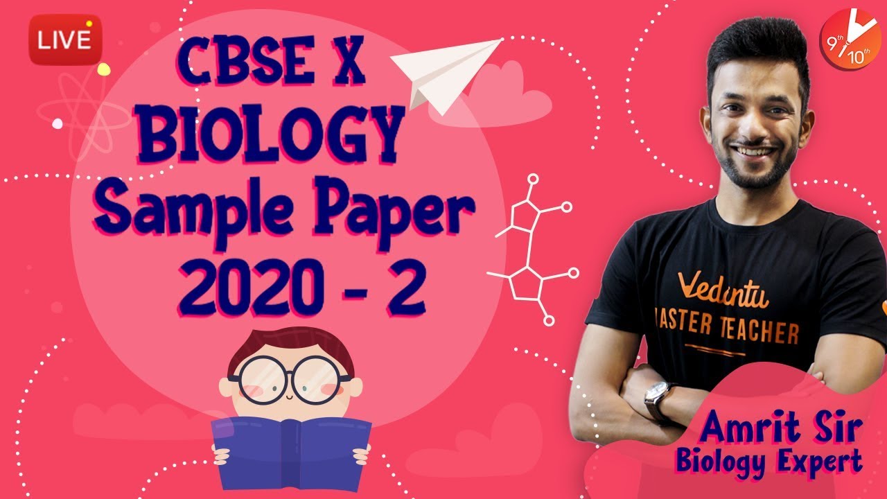 CBSE Biology Sample Paper Class 10 2020 Solved 2 | New SAMPLE Paper ...
