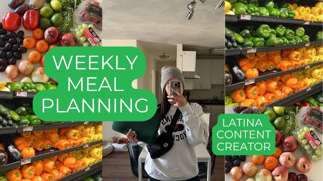 Latina content creator: Meal planning, Grocery run & Goodwill - YouTube
