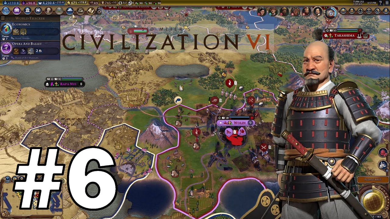 Civilization 6 Tokugawa - Japan Gameplay #6 - YouTube