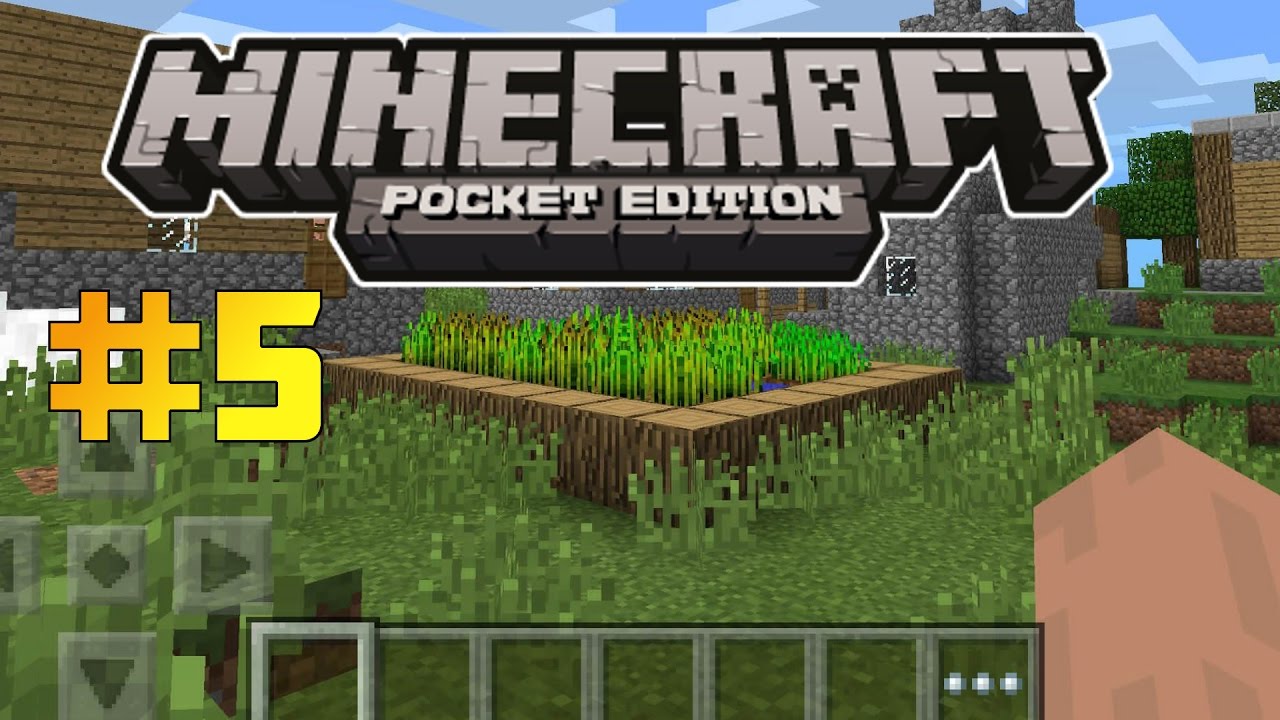 Minecraft PE (Pocket Edition) Let's Play Ep. 5 - mining - house - YouTube