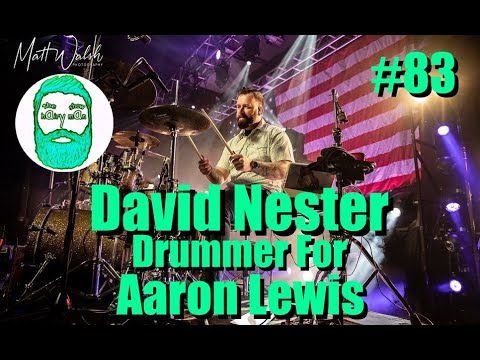 The Hairy Man Show #83 David Nester Drummer for Aaron Lewis - YouTube