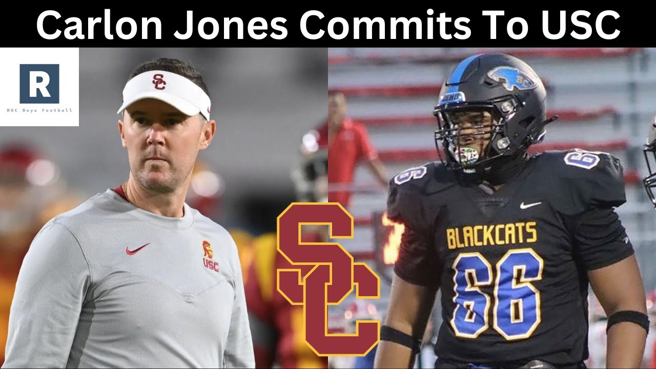Carlon Jones Commits To USC | USC Football Recruiting Update - YouTube