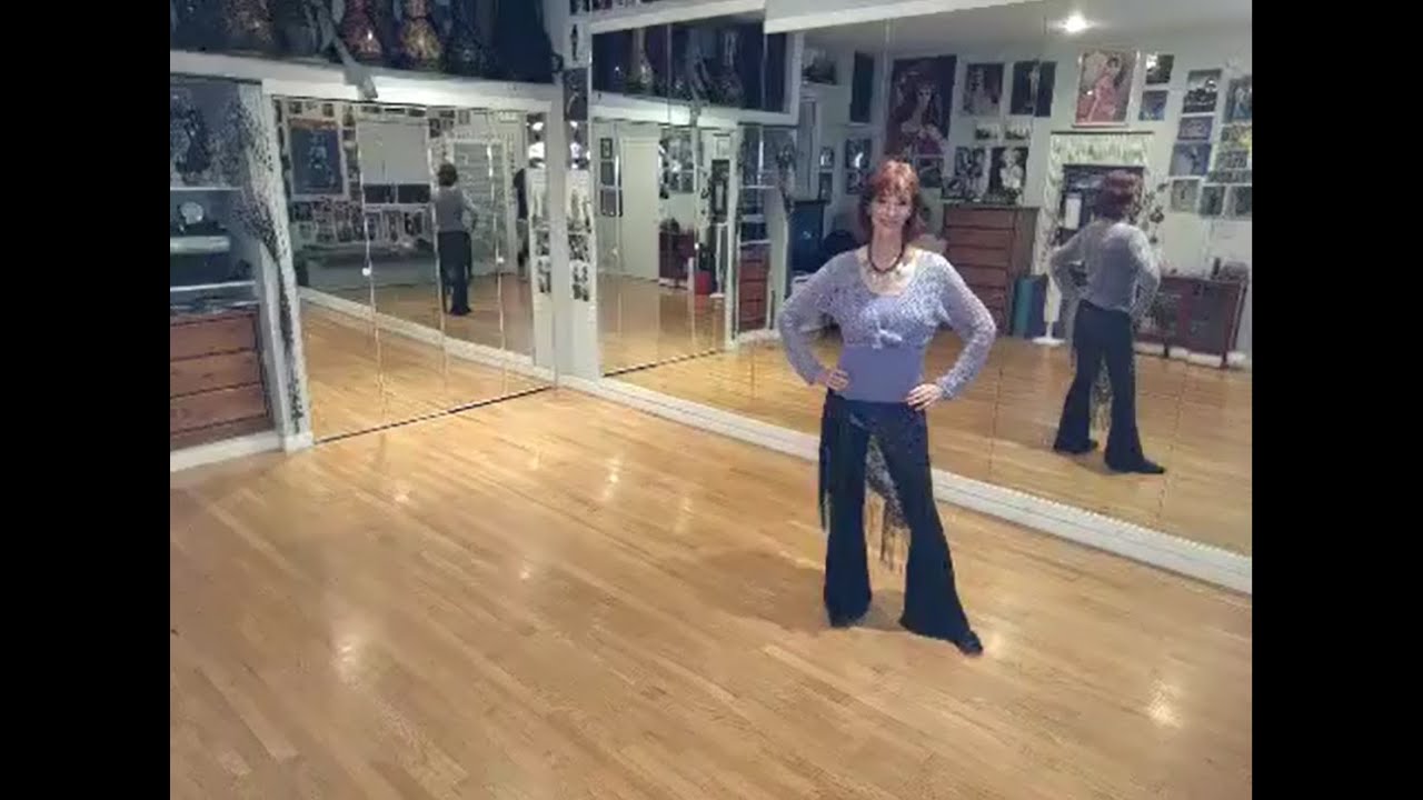 Beginner/Intermediate Level Belly Dance Lesson: Hip Twists and Down ...