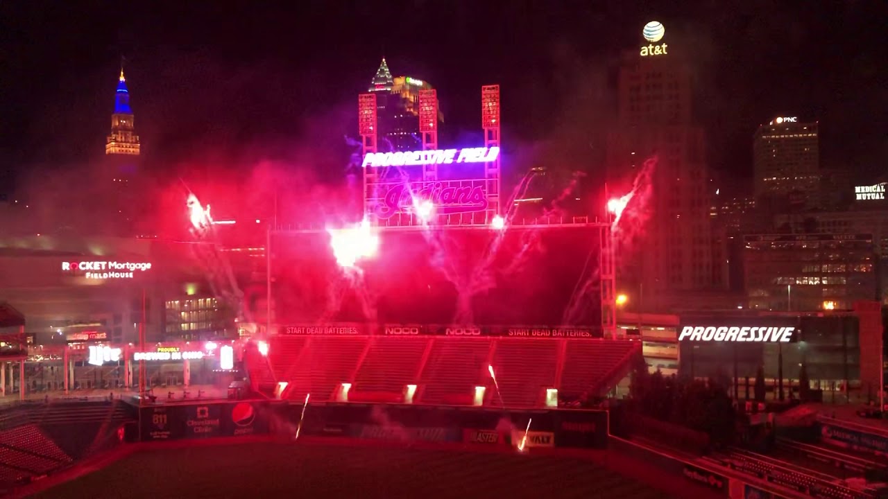 Fireworks at Progressive Field after the Twins Vs Indians Game 9/14/19 ...