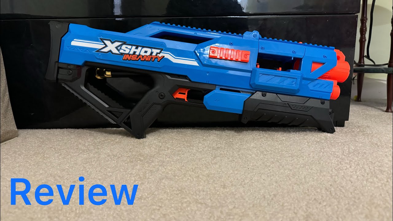 [REVIEW] Xshot insanity mad mega barrel (epic!) - YouTube