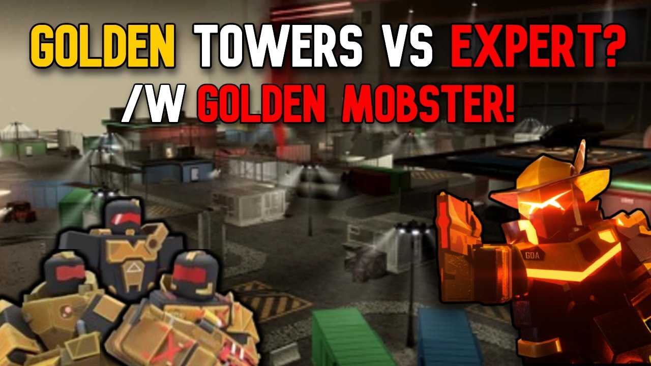 TDX | Can Golden Towers beat Expert? (w/ golden mobster) - YouTube
