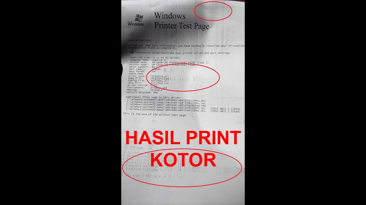 Cara Mengatasi Hasil Print Kotor Pada Printer HP Laserjet P1102 atau ...