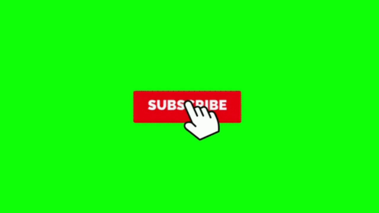 Animated youtube subscribe button green screen pack free download ...