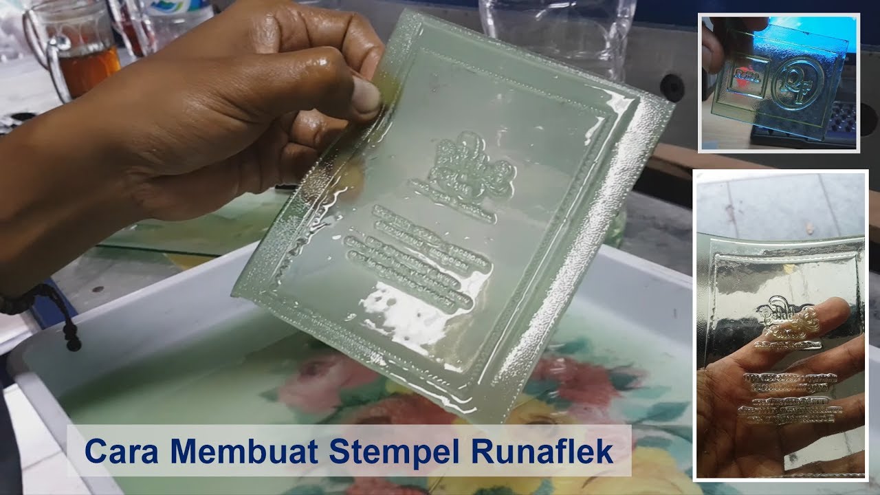 Cara Mudah Buat Stampel Biasa / Runaflek - YouTube
