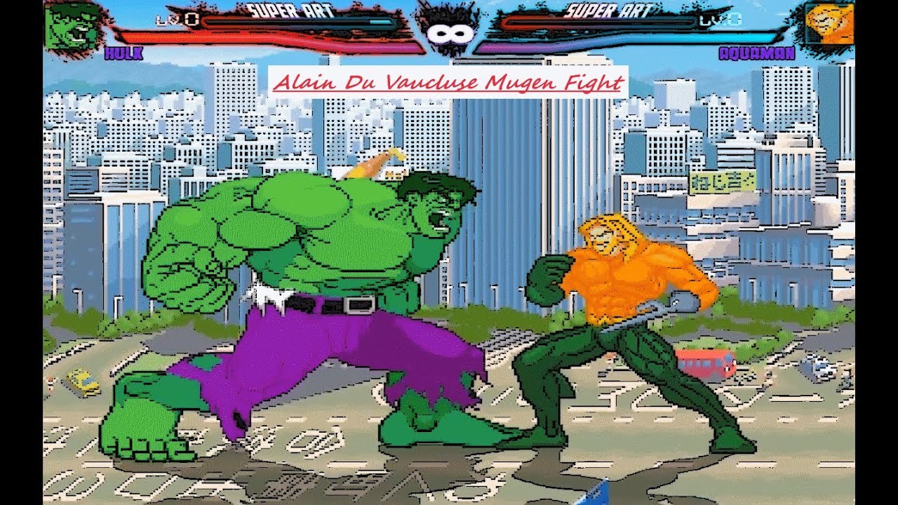 Mugen : Hulk (Marvel) Vs Aquaman (Dc Comics) (Request) - YouTube