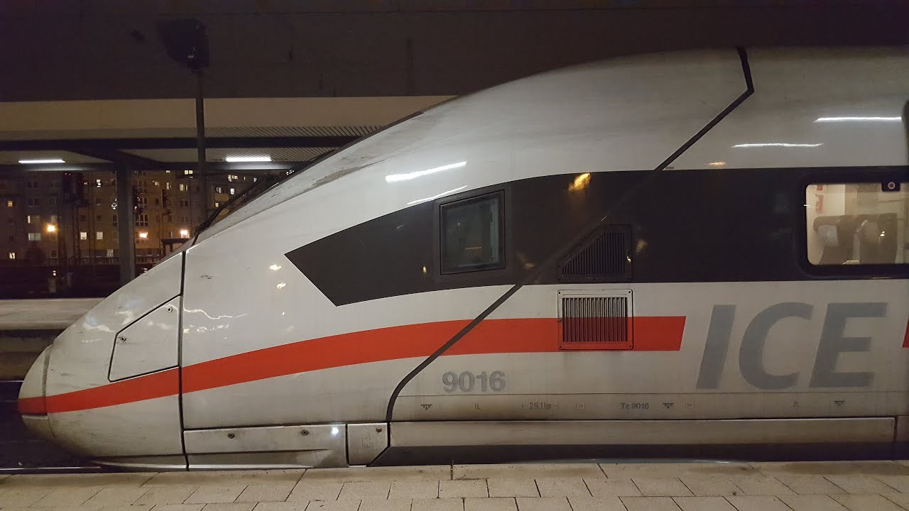 ICE 4 in Nürnberg Hbf: ICE502 Berlin Hbf (tief) - YouTube