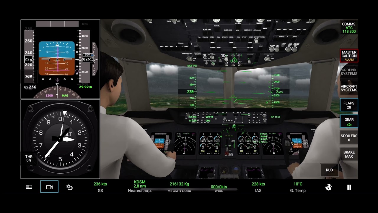 United Airlines Flight 232 - RFS - Real Flight Simulator - YouTube