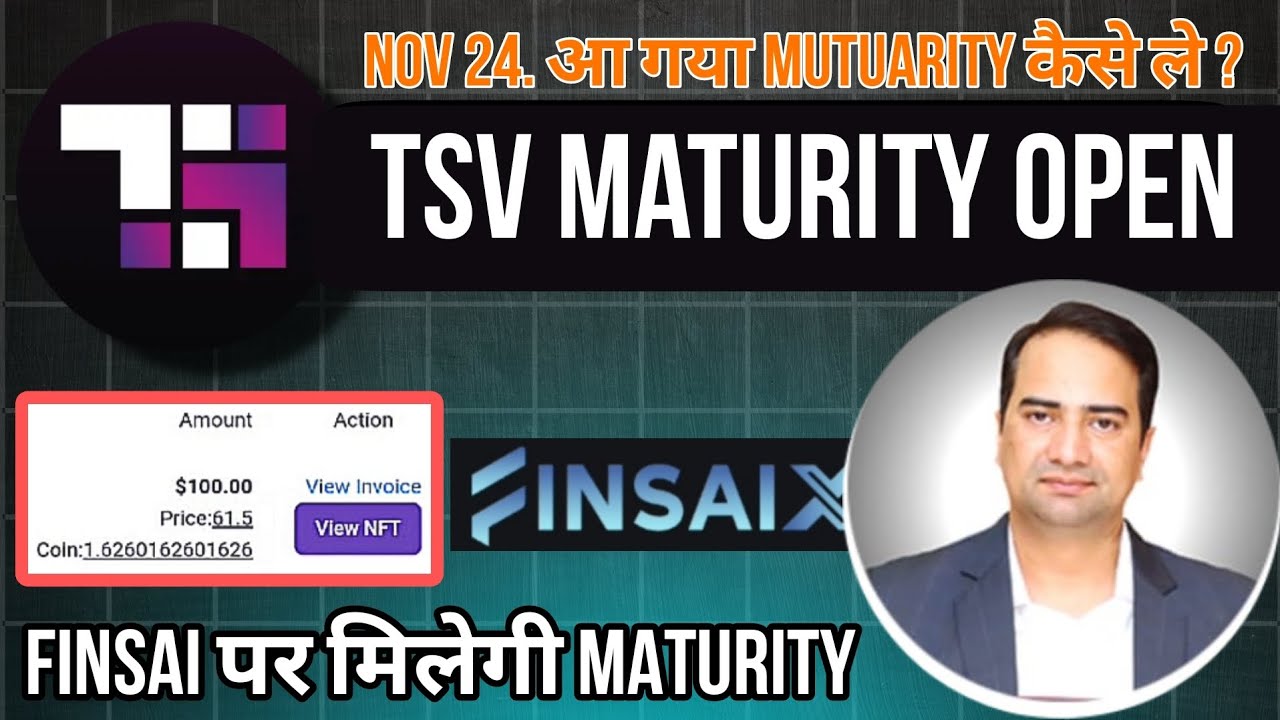 TSV Maturity November में आएगी | TSV Latest Updates | Mfev Coin | TSV ...