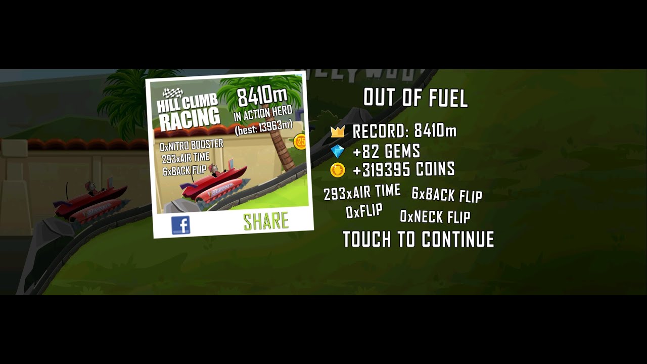 Hill Climb Racing Finger Screw + Action Hero 8410 WR - YouTube
