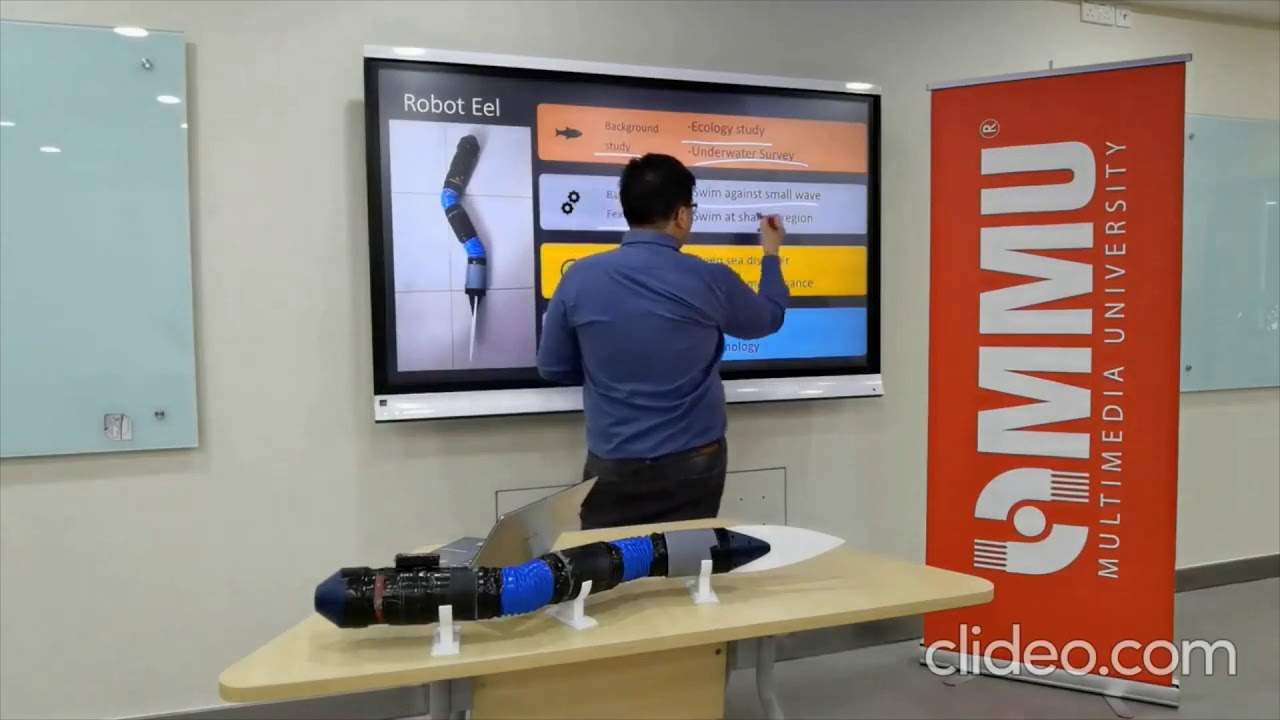 MMU FYP Robot Eel - YouTube
