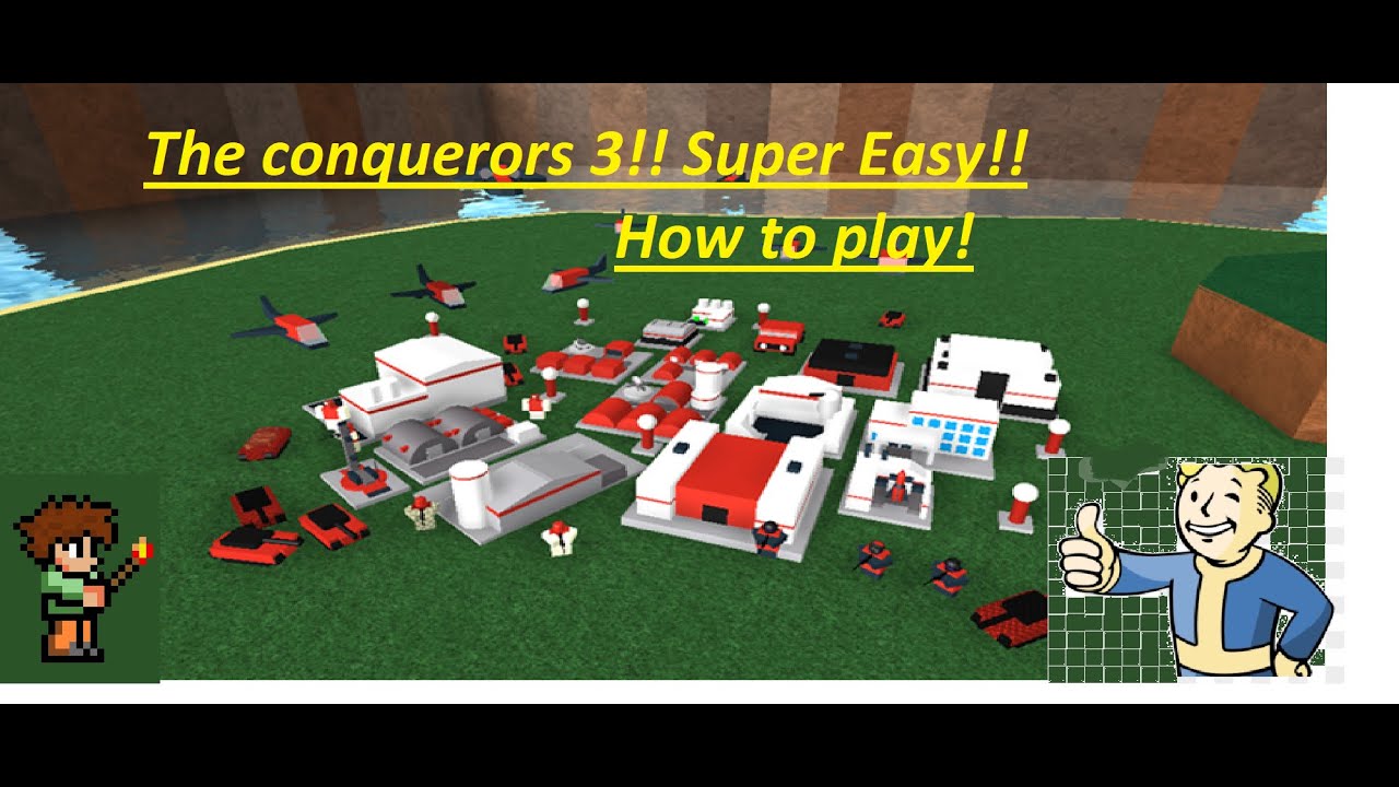 How to play the conquerors 3 on Roblox! Super easy! (easy to learn and ...