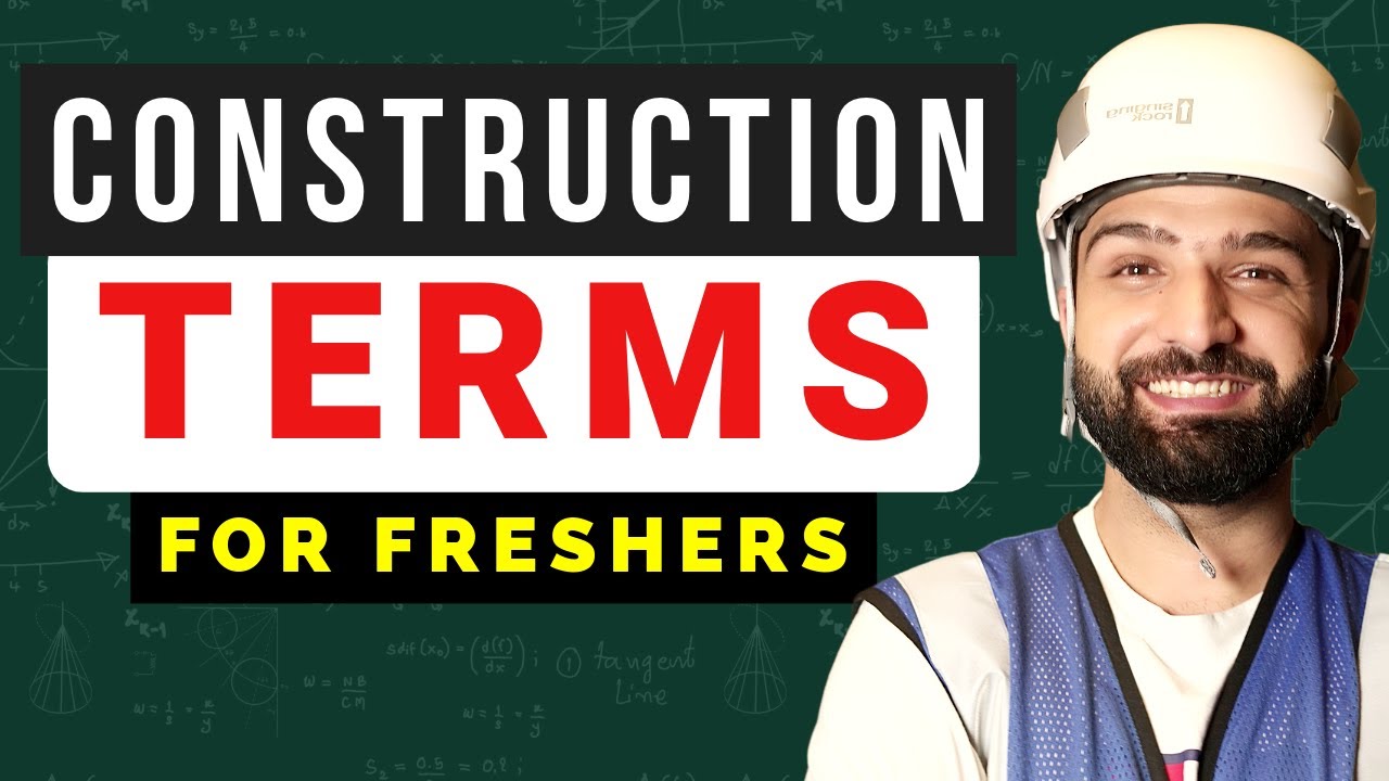 Basic Construction Terms that you MUST know (27 Terms in 14 Minutes ...