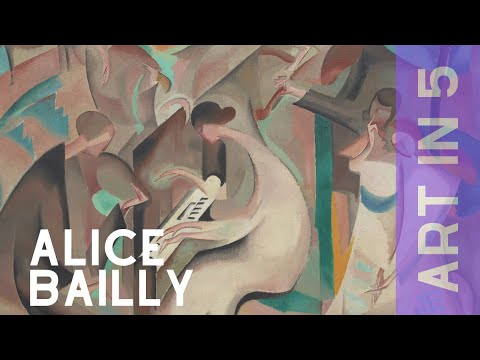 Swiss painter and textile artist Alice Bailly - YouTube