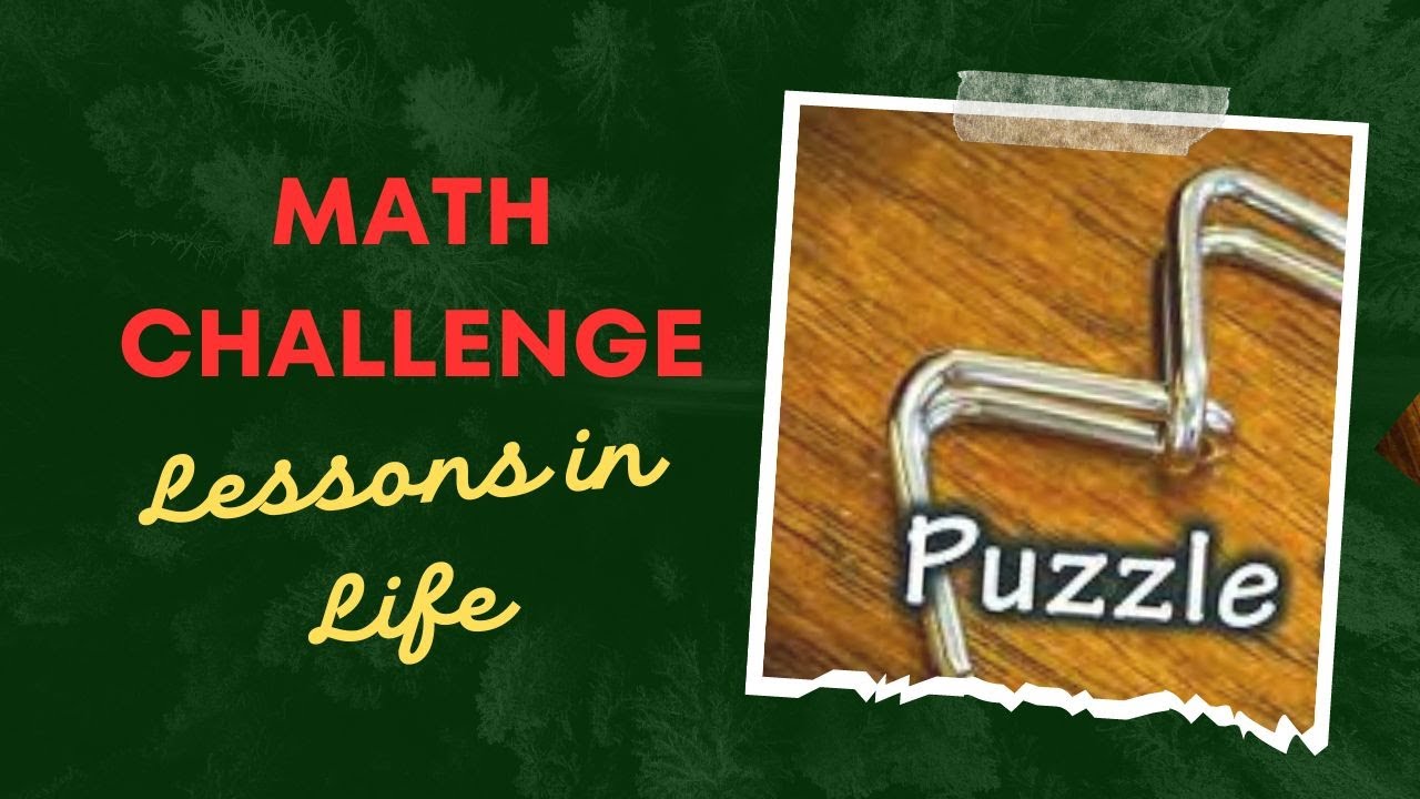 Math Challenge: Metal Puzzle - YouTube