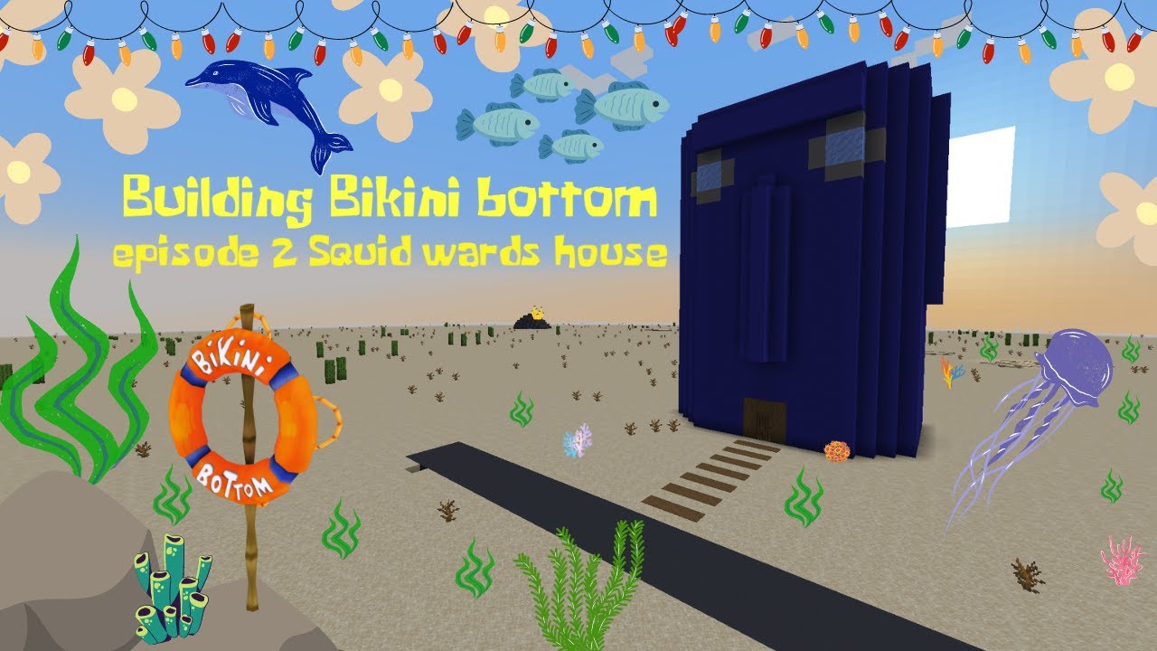 Building squid wards house in Minecraft - YouTube