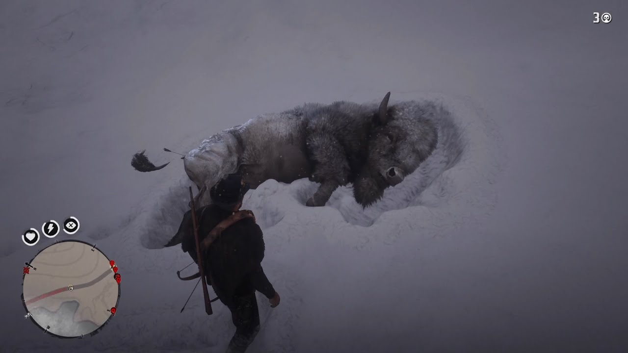 Legendary Ghost Bison | Legendary Animals | Red Dead Redemption 2 ...
