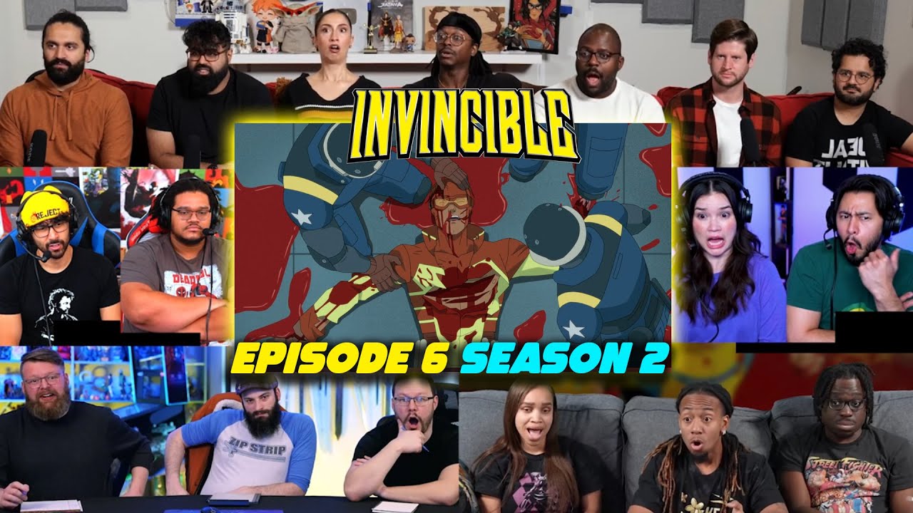INVINCIBLE Season 2 Episode 6 Reaction Mashup - YouTube