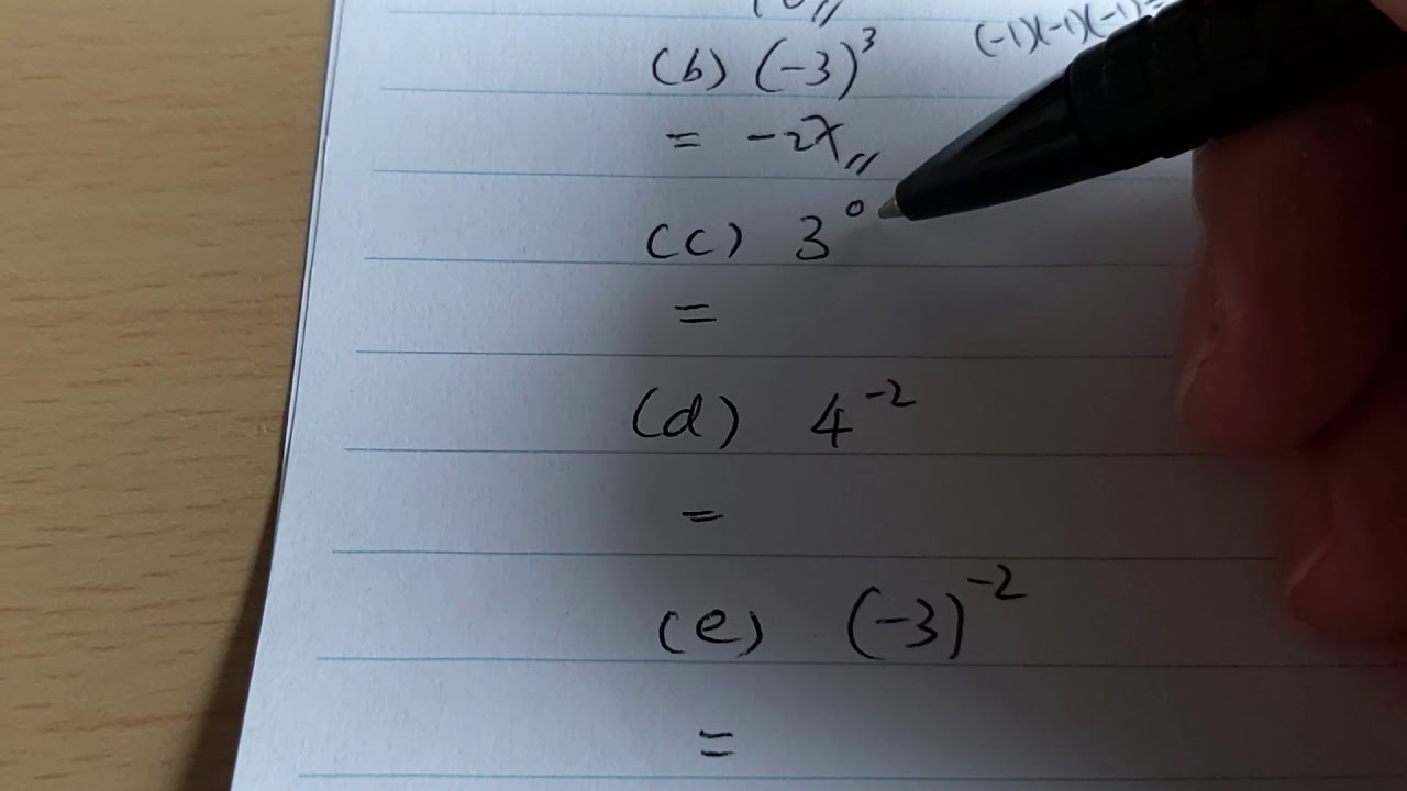 S4 exponential functions law of index 1 - YouTube