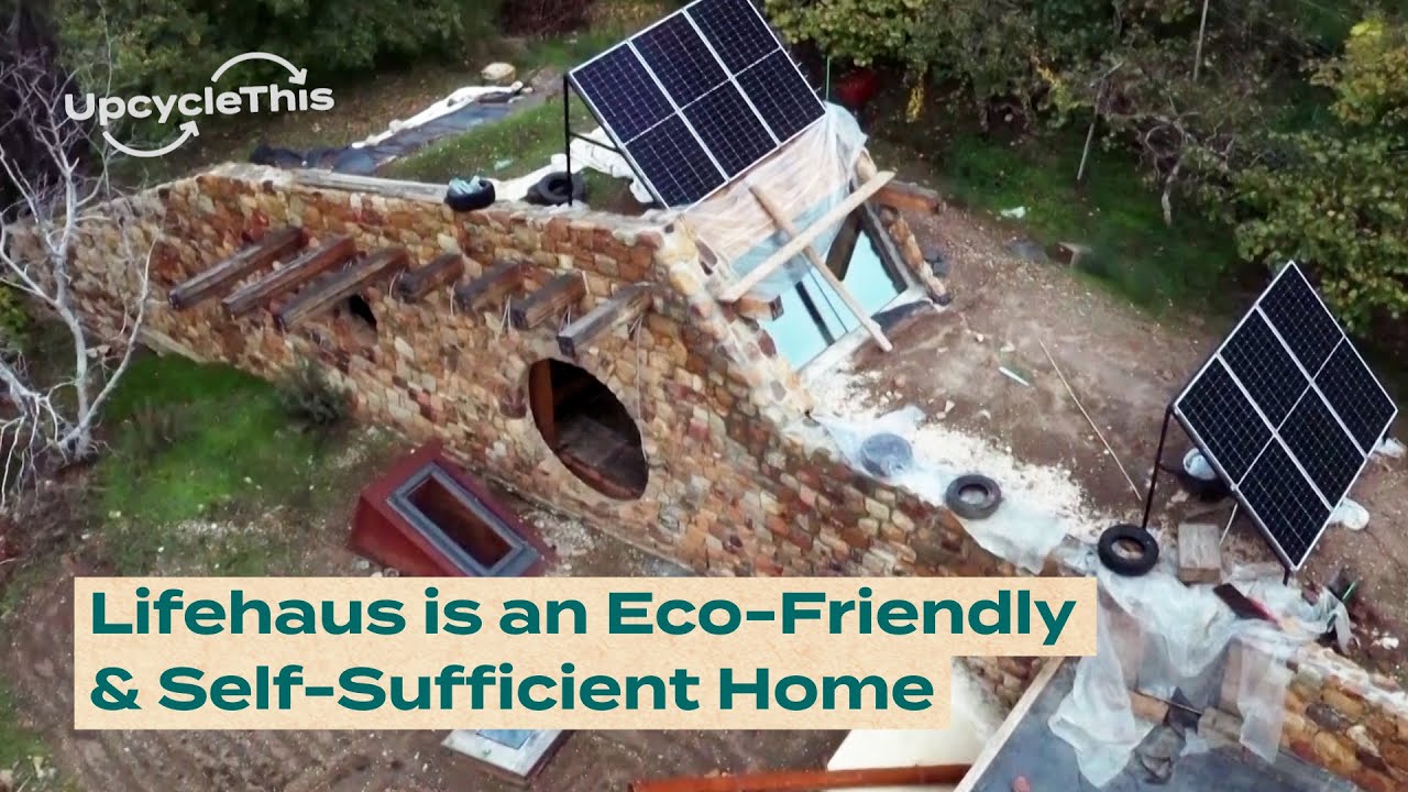 Architect Builds Eco-Friendly Home, Brings Awareness to Pollution - YouTube