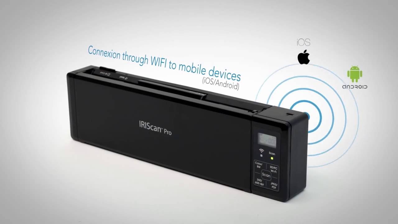 IRIScan Pro 3 Wifi Document Scanner Scan anything, share anywhere ...