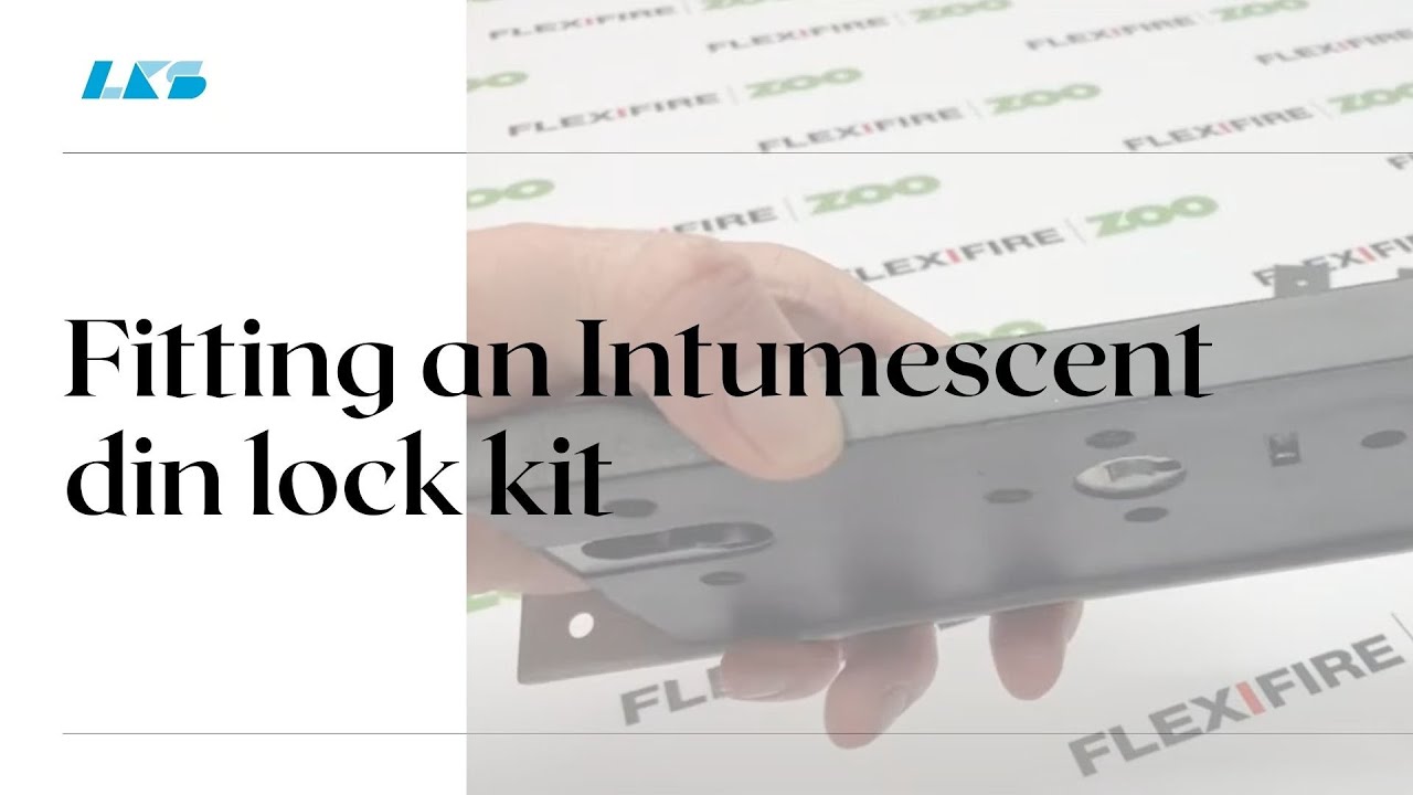 Fitting an Intumescent Din lock Kit - YouTube