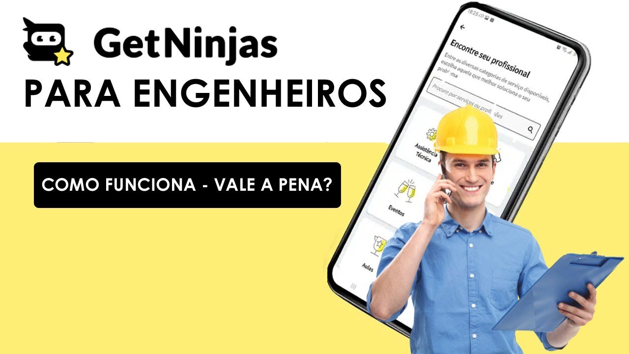 GetNinjas para Engenheiro Como Funciona - Vale a Pena ! - YouTube