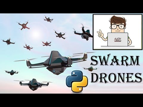 Programming Swarm Drones - Lesson 9 - Forming geometric shapes - 5 || اسراب المسيرات - YouTube