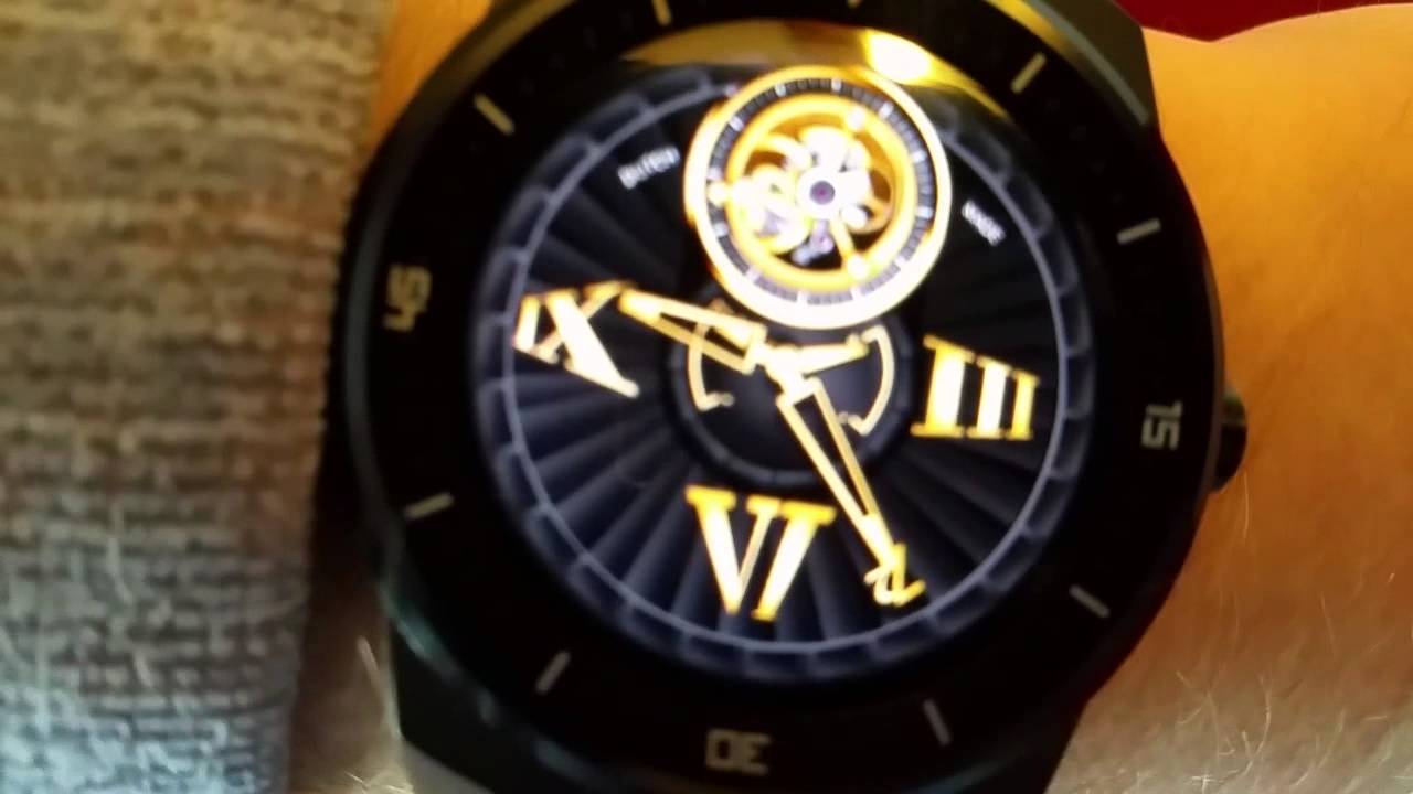 First complicated 3D smart watch face for wear - YouTube