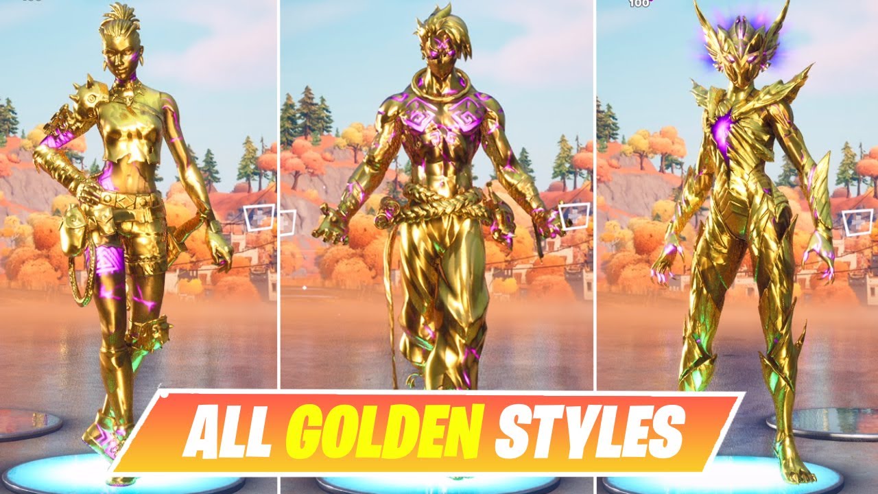 All Golden Edit Styles & How to Unlock them in Fortnite Season 6 ...