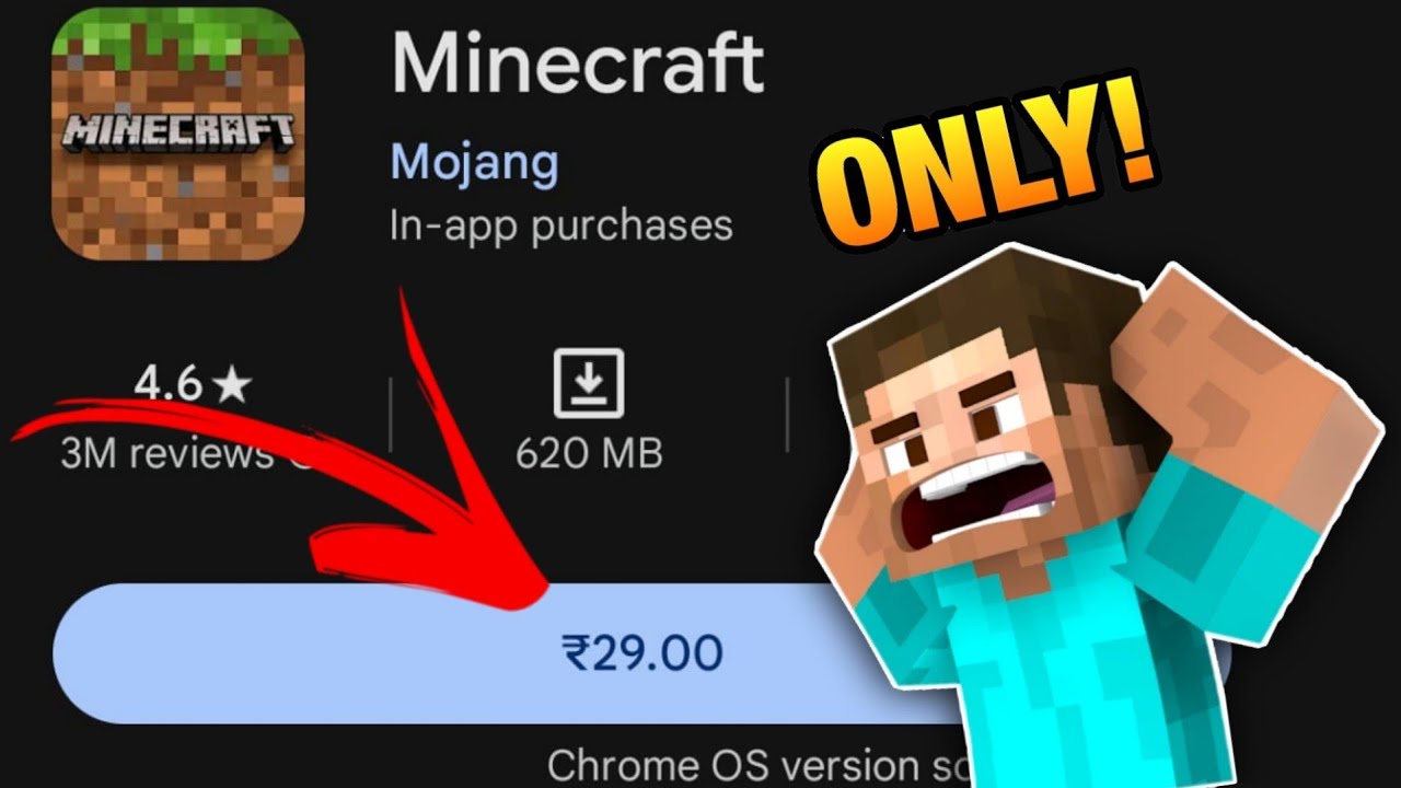 Minecraft Only 29 Rupees! 😍WOW😍 - YouTube
