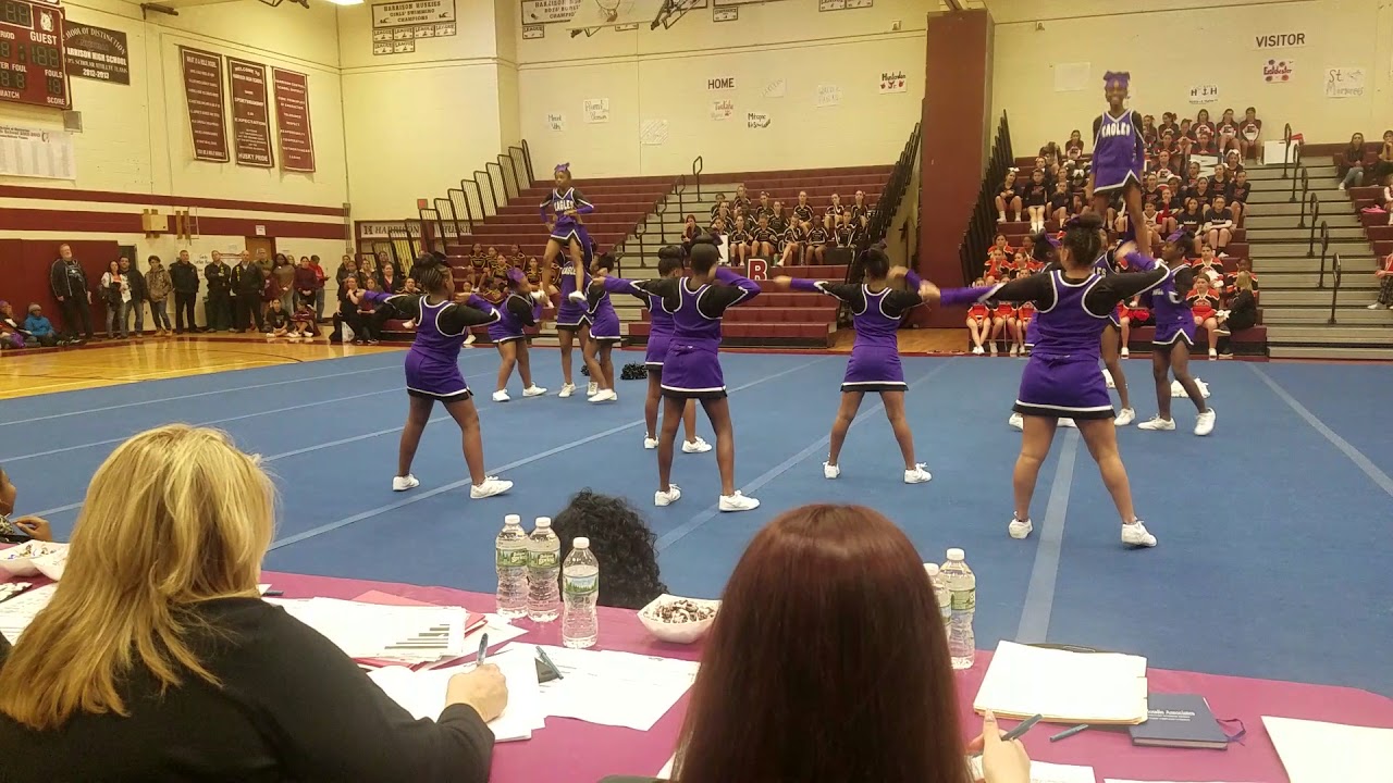 Amani Eagles cheer comp 12/17 - YouTube