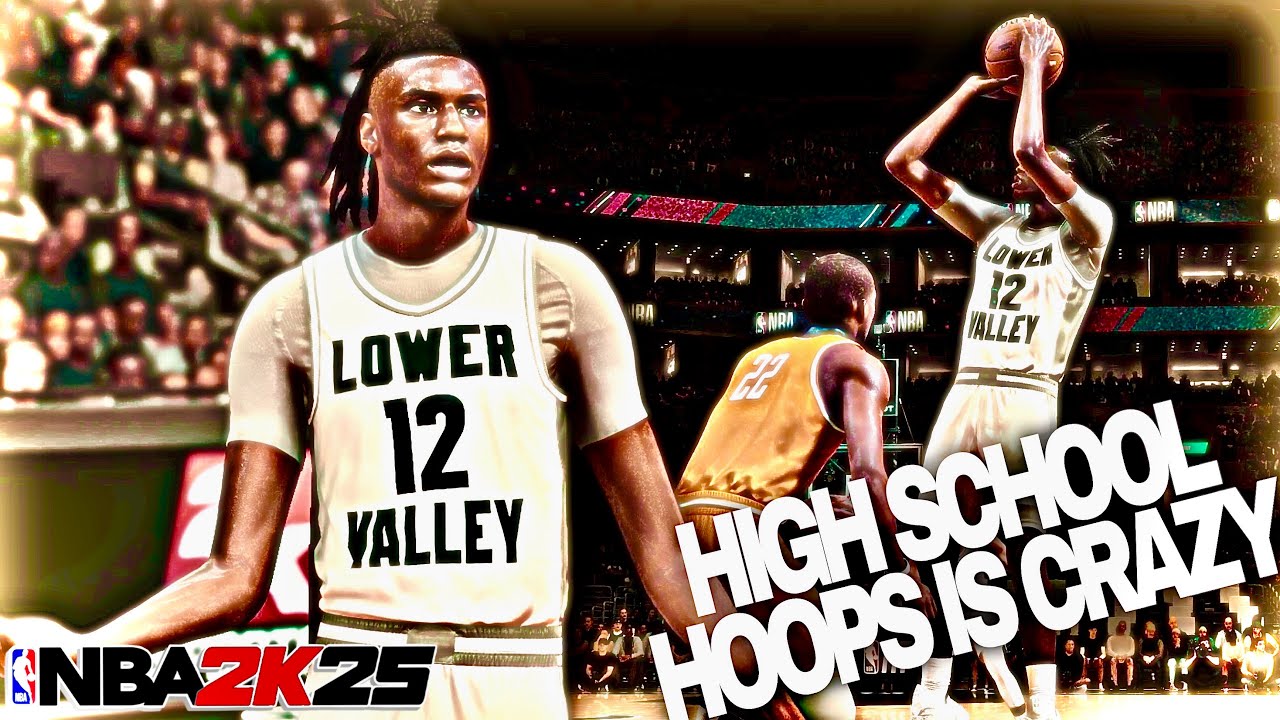 NBA 2K25 HIGH SCHOOL HOOPS IS CRAZY| UNRANKED SUPERSTAR TURNED TO ...